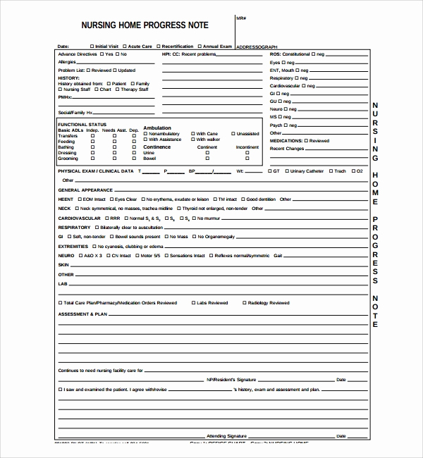 30 Nursing Progress Notes Examples