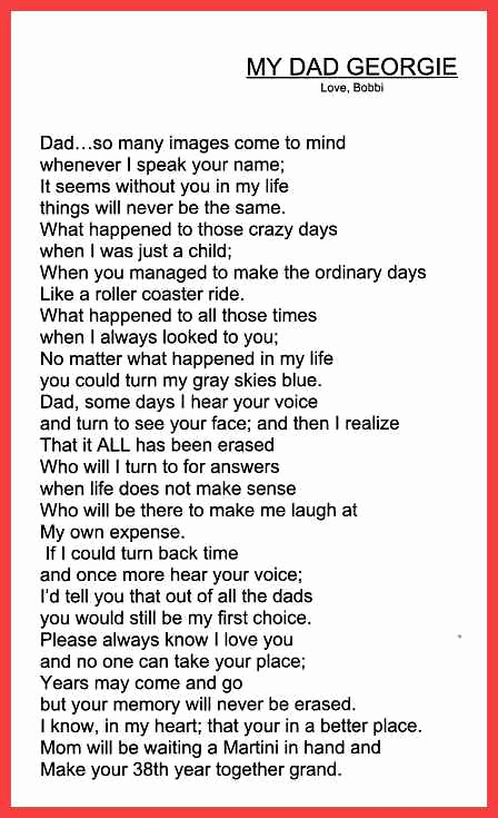 30 Sample Obituary For Father